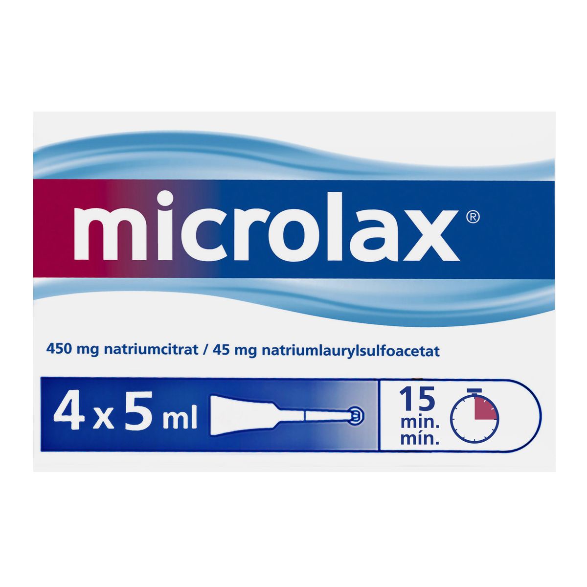 Microlax rektalvæske - 4 tuber - Med24.dk