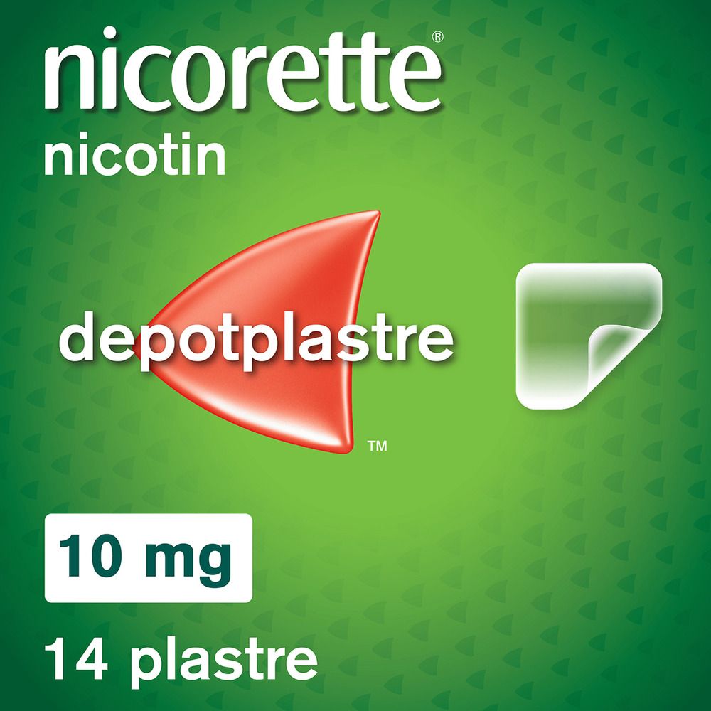 Køb Nicorette Nikotin Invisi Plaster - 10 mg/16t hos Med24.dk