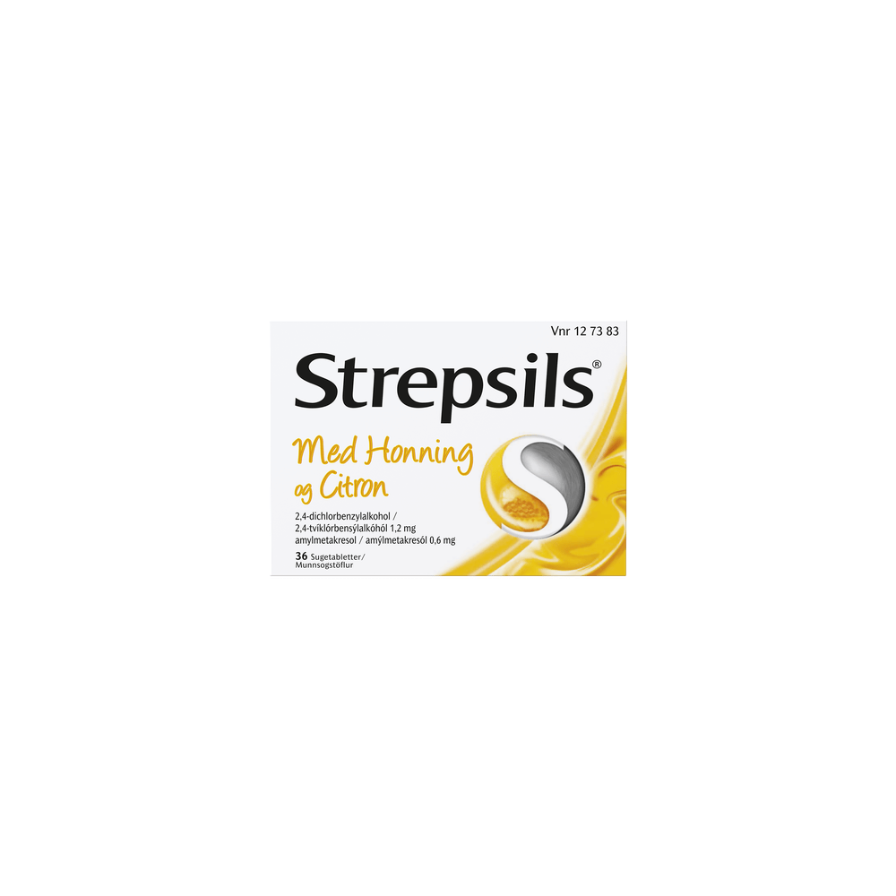 Strepsils Honning/Citron - 36 stk - Med24.dk