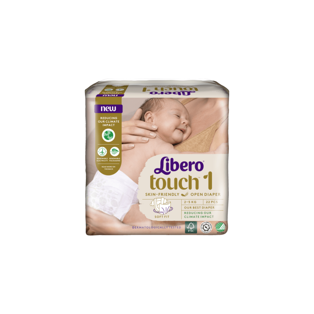 Køb Libero Touch 1 bleer til 2-5 kg - 22 stk.billigt hos Med24.dk