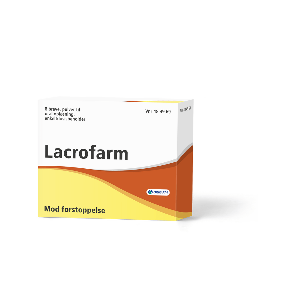Lacrofarm, pulver til oral opløsning - 8 stk. - Med24.dk