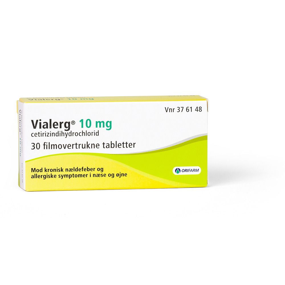 Vialerg 10 mg - 30 tabletter - Med24.dk