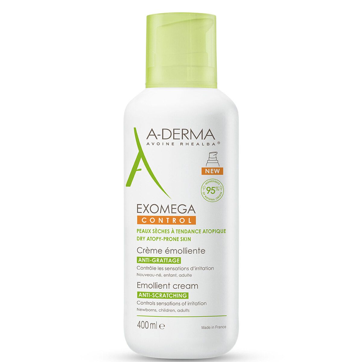 Køb A-derma Exomega Control Cream 400ml billigt hos Med24.dk