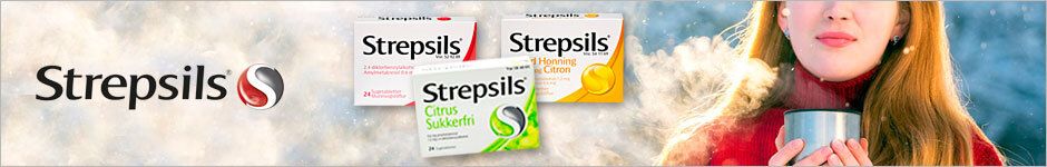 Strepsils | Sugetabletter mod ondt i halsen | Med24.dk