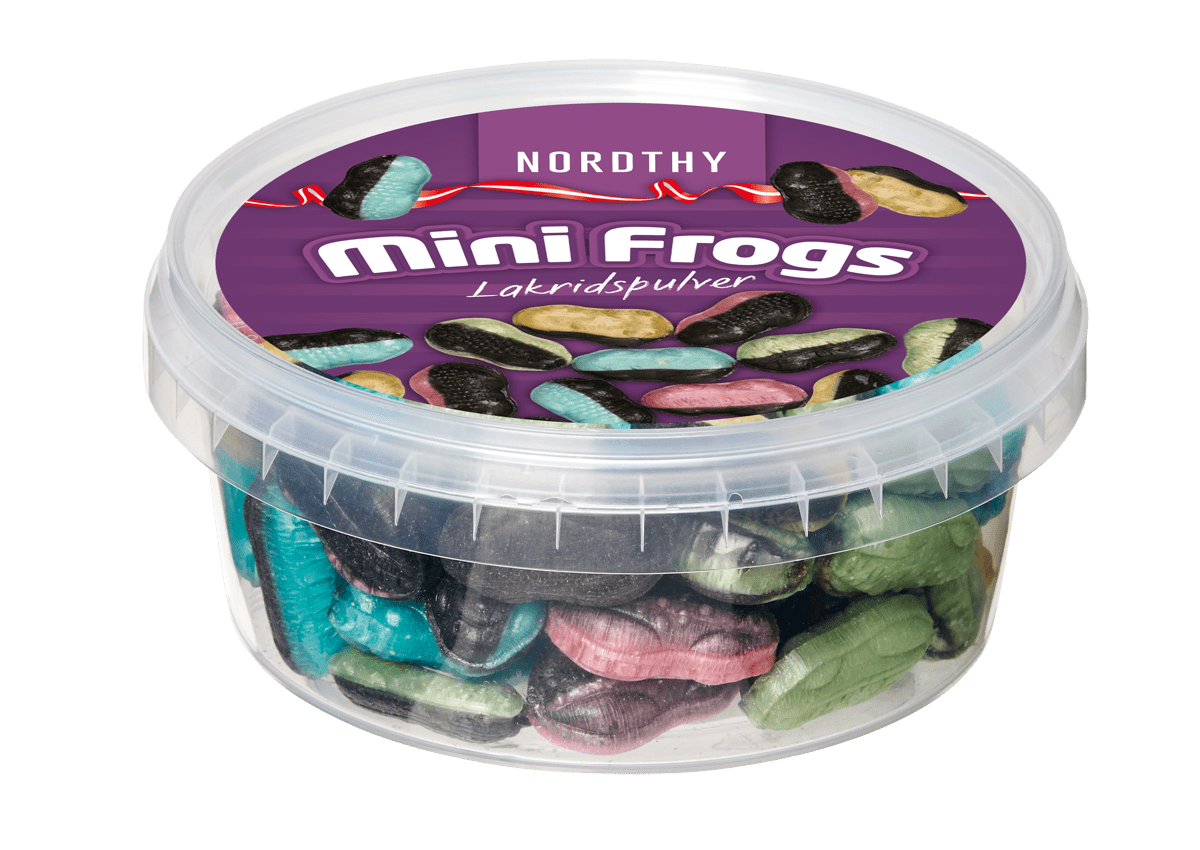 Køb Nordthy Mini Frogs - 150 g billigt hos Med24.dk