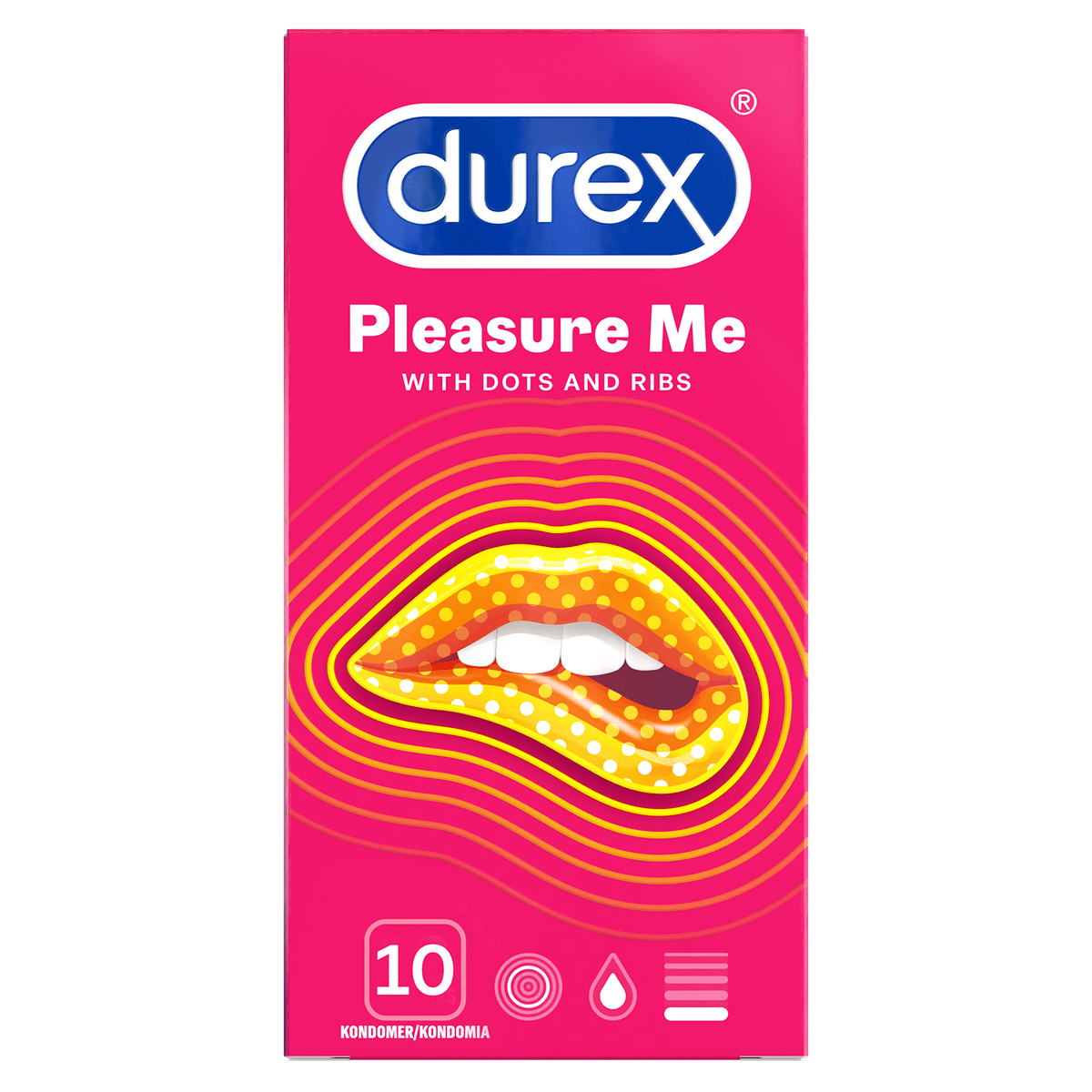 Køb Durex Pleasure me kondomer - 10 stk. billigt hos Med24.dk