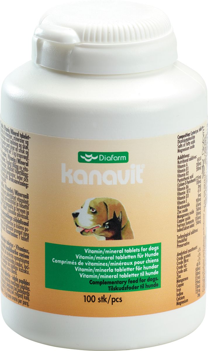 Køb Diafarm Kanavit Tabletter - 100 stk. hos Med24.dk