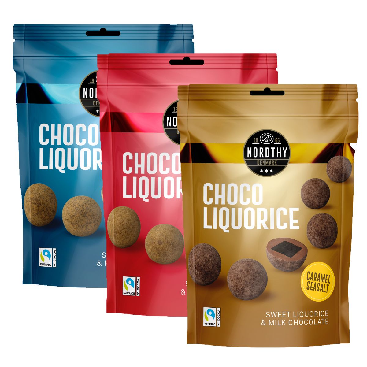 Køb Nordthy Lakridskugler mild m. chokolade 110g billigt hos Med24.dk