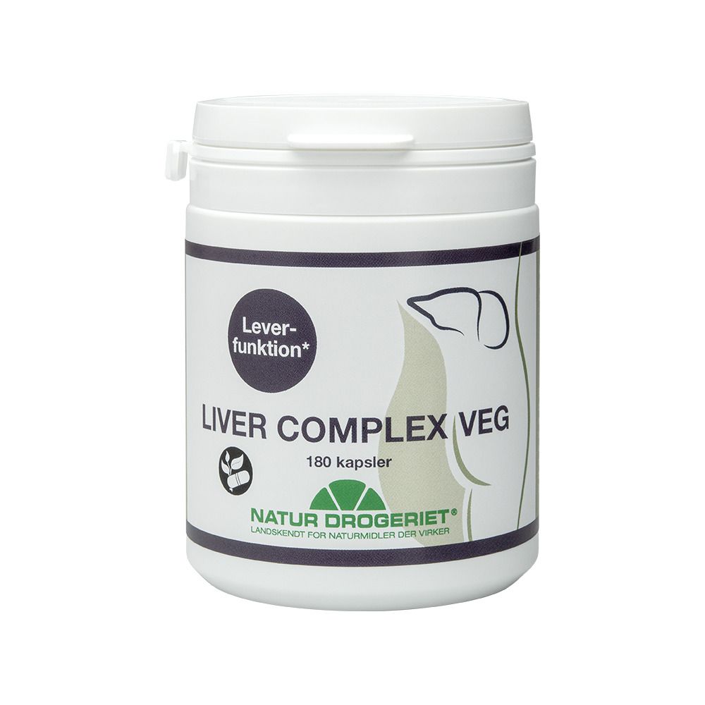 Køb Natur-Drogeriet Liver Complex Veg - 180 kaps. hos Med24.dk