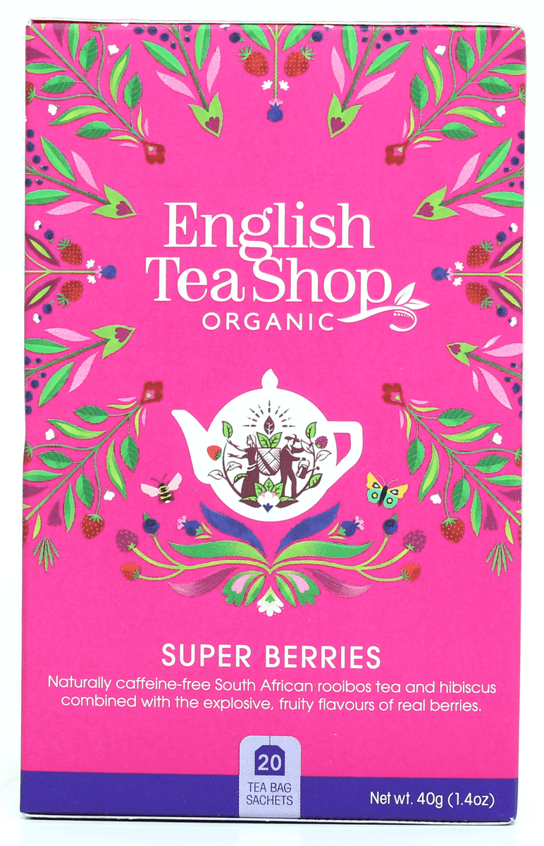 Køb English Tea Shop Super Berries - 20 breve hos Med24.dk