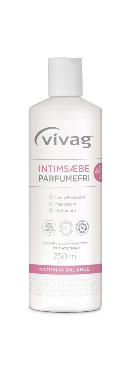 Køb Vivag Intimsæbe - 250 ml - billigt hos Med24.dk