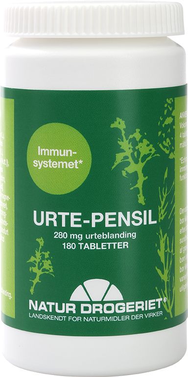 Køb Natur-Drogeriet Urte-Pensil 280 mg - 180 tabl. hos Med24.dk