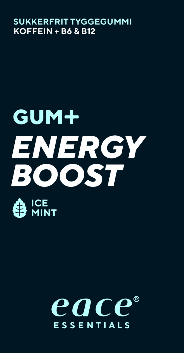 Køb Eace Gum + Energy Boost - 10 stk. hos Med24.dk