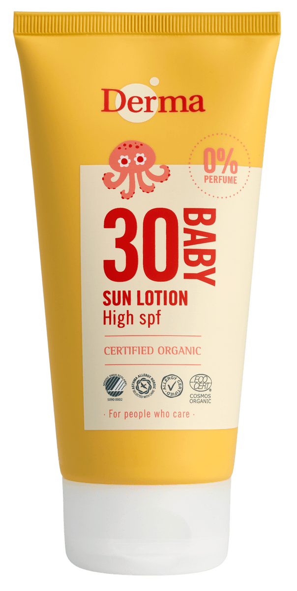 Køb Derma Eco Baby Sollotion SPF30 - 150 ml billigt hos Med24.dk