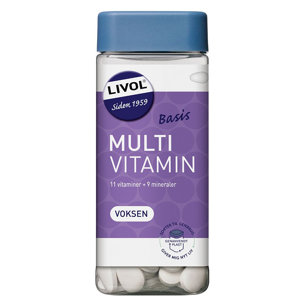 Køb Livol Multivitamin Basis - 230 tabl. - billigt hos Med24.dk