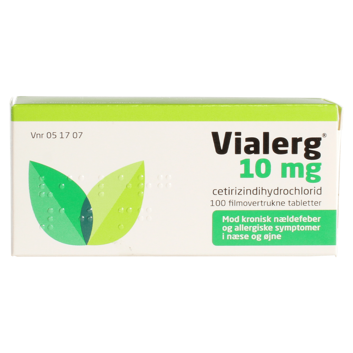 Køb Vialerg 10 mg - 100 tabletter billigt hos Med24.dk