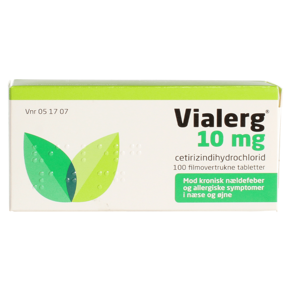 Køb Vialerg 10 mg - 100 tabletter billigt hos Med24.dk