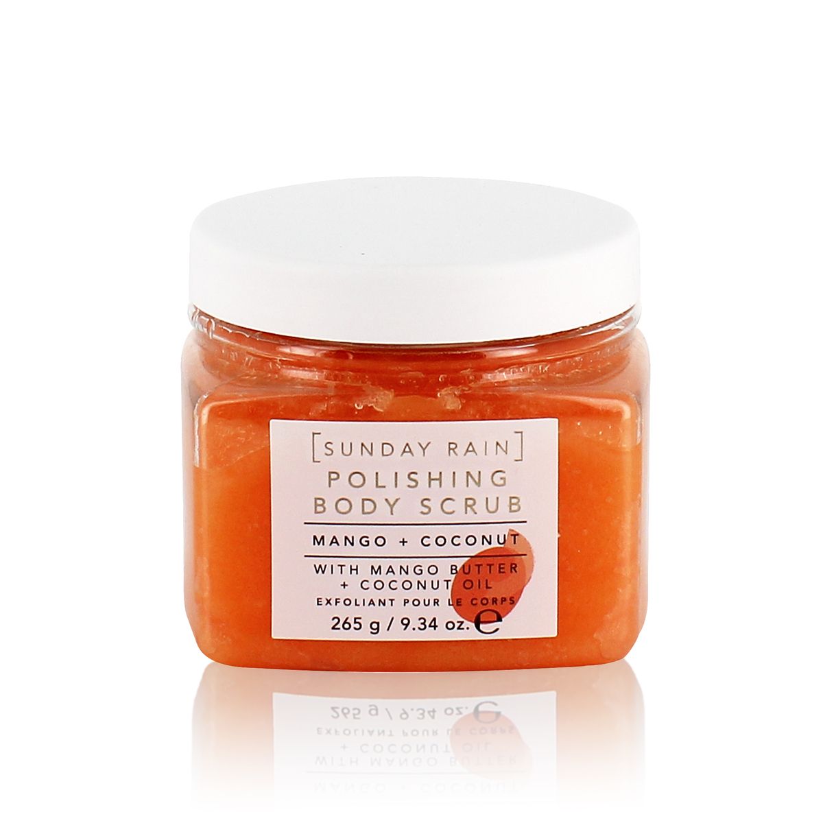 Køb Sunday Rain Body Scrub Mango & Coconut - 265 g. på Med24.dk