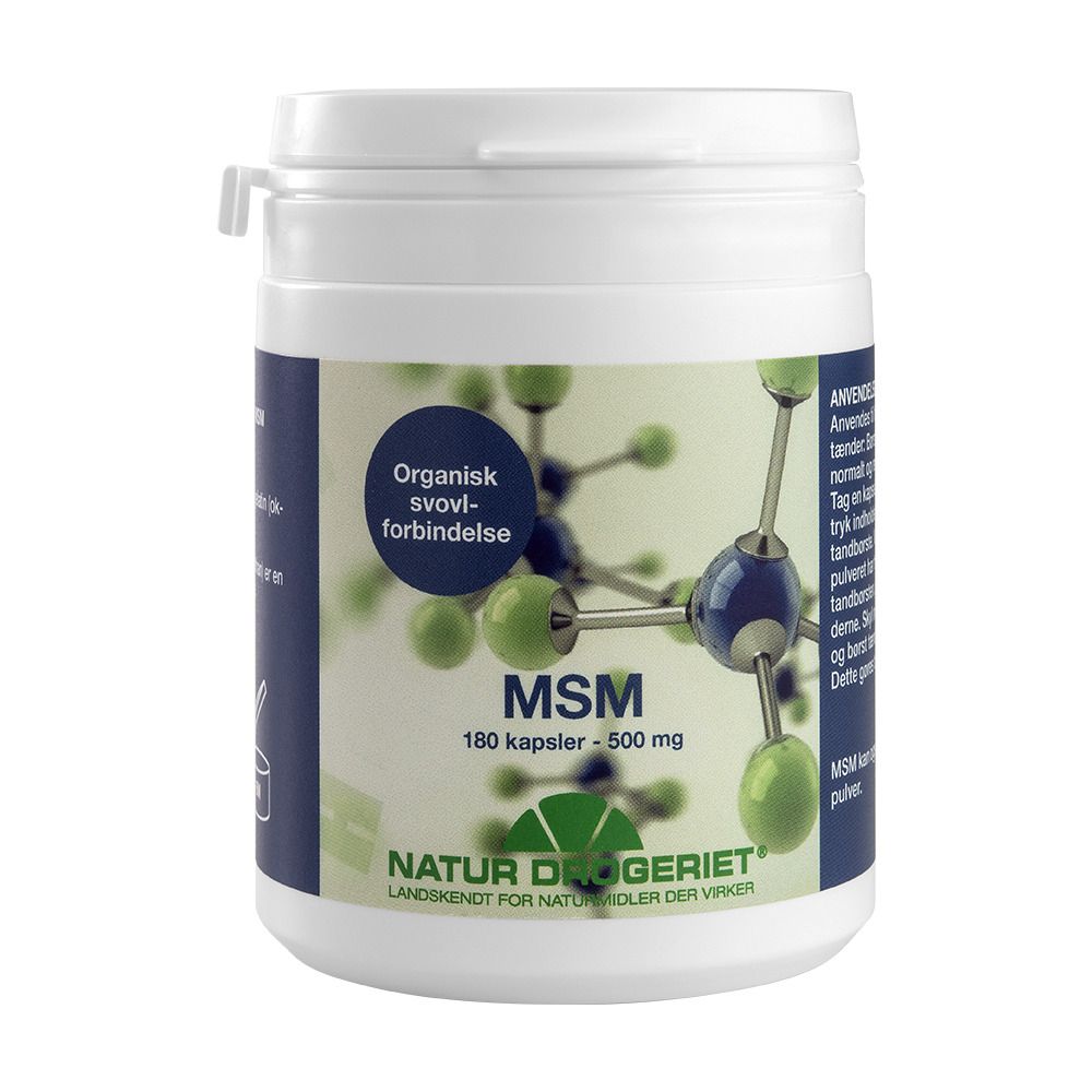 Køb Natur-Drogeriet MSM Lignisul kapsler - 180 kaps. | Med24.dk