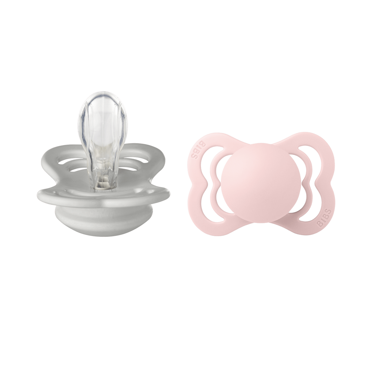 BIBS Supreme Silicone Haze/Blossom 2 pak - Flere størrelser