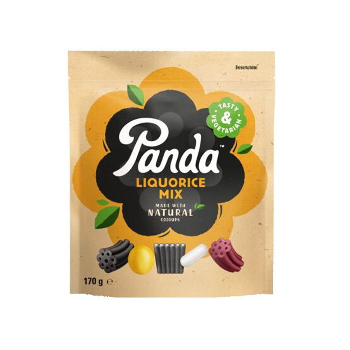Panda Lakrids Mix - 170 g - Med24.dk