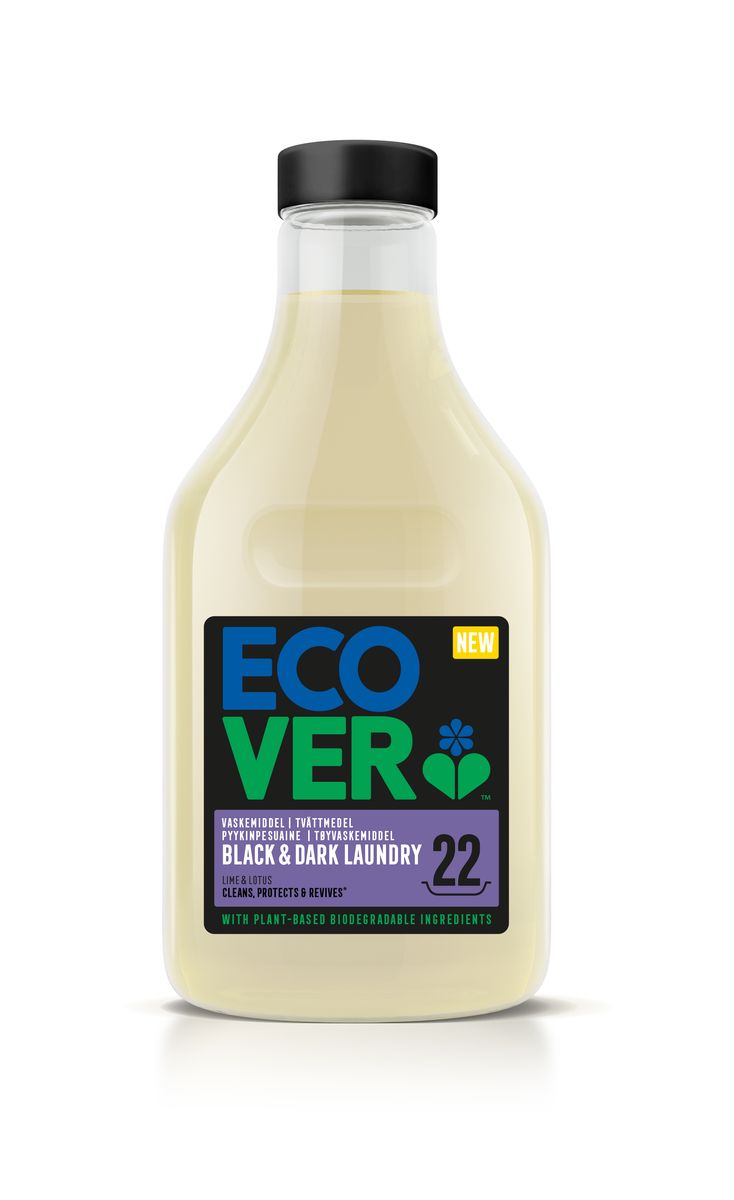 Køb Ecover Vaskemiddel Black & Dark, Black lime & Lotus - 1 l.