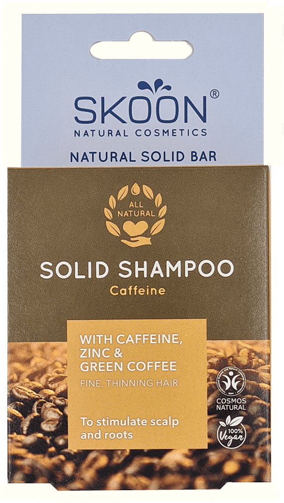 Køb Skoon Solid Shampoo Caffeine - 90 g. hos Med24.dk
