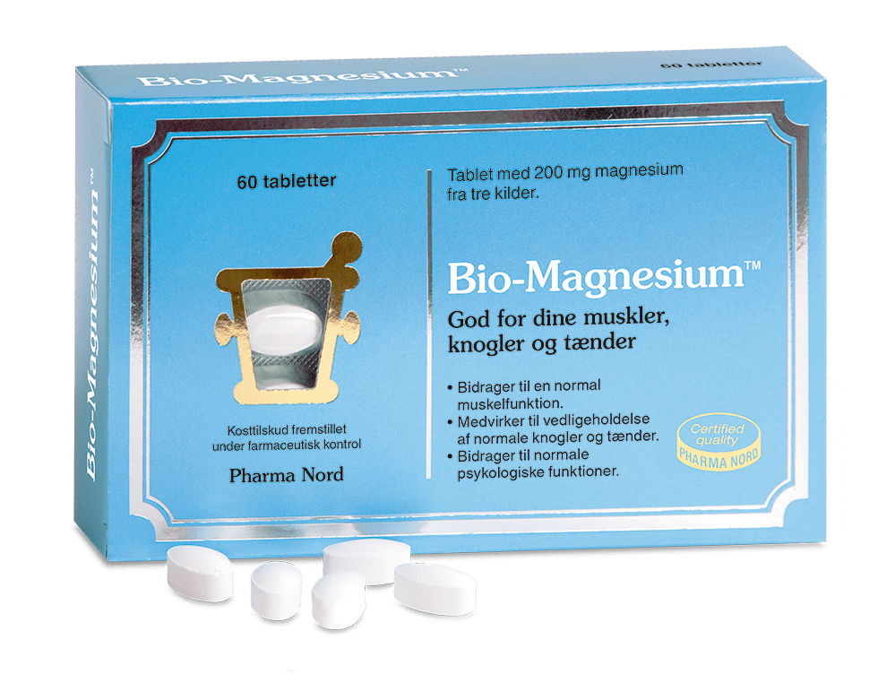 Køb Bio-Magnesium - 60 tabl. billigt - hos Med24.dk