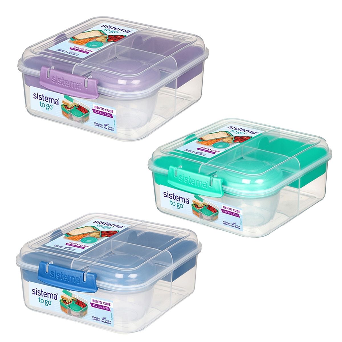 Køb Sistema Bento Cube Lunch 1,25 L - 1 stk. hos Med24.dk