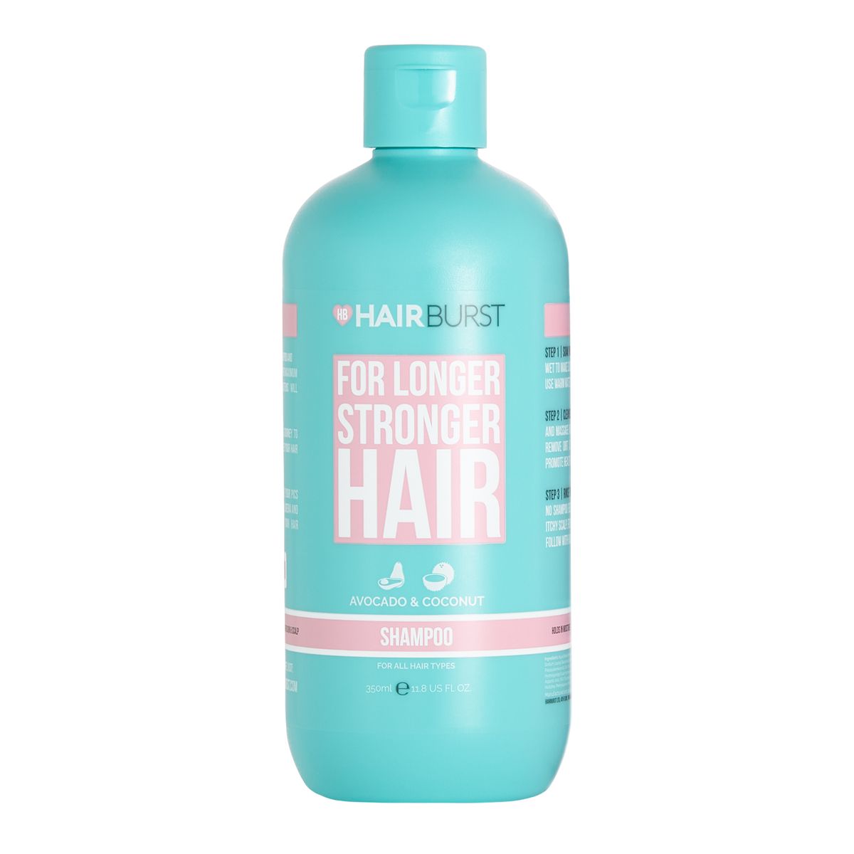 Hairburst Shampoo for Longer & Stronger Hair - 350 ml. I Med24.dk