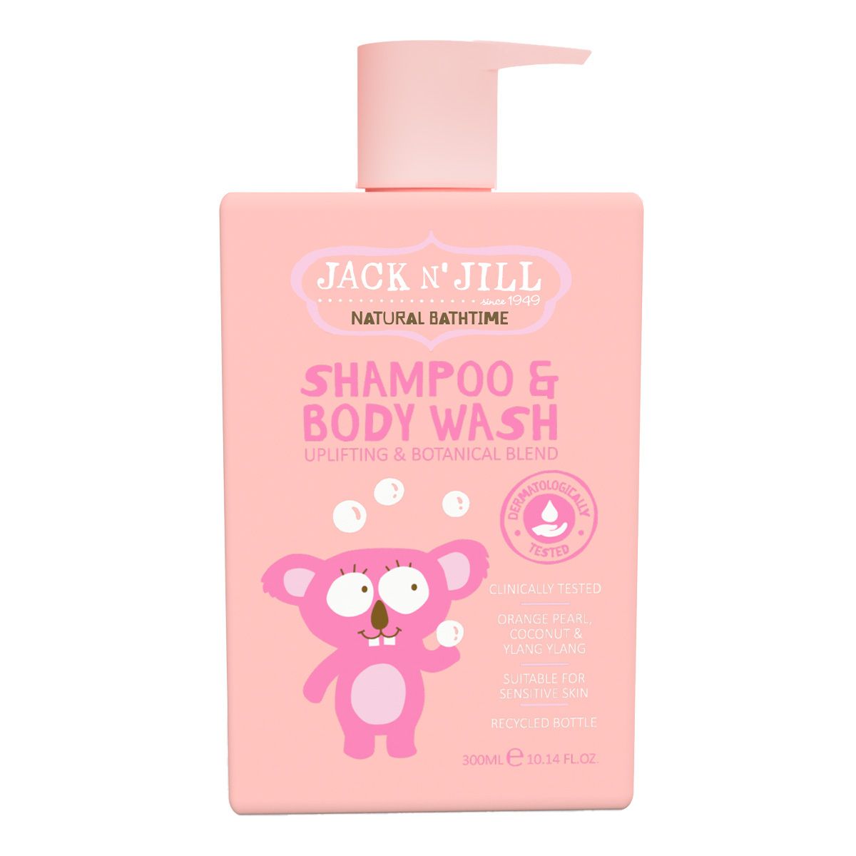 Køb Jack N' Jill Shampoo & Body Wash - (Pink) hos Med24.dk