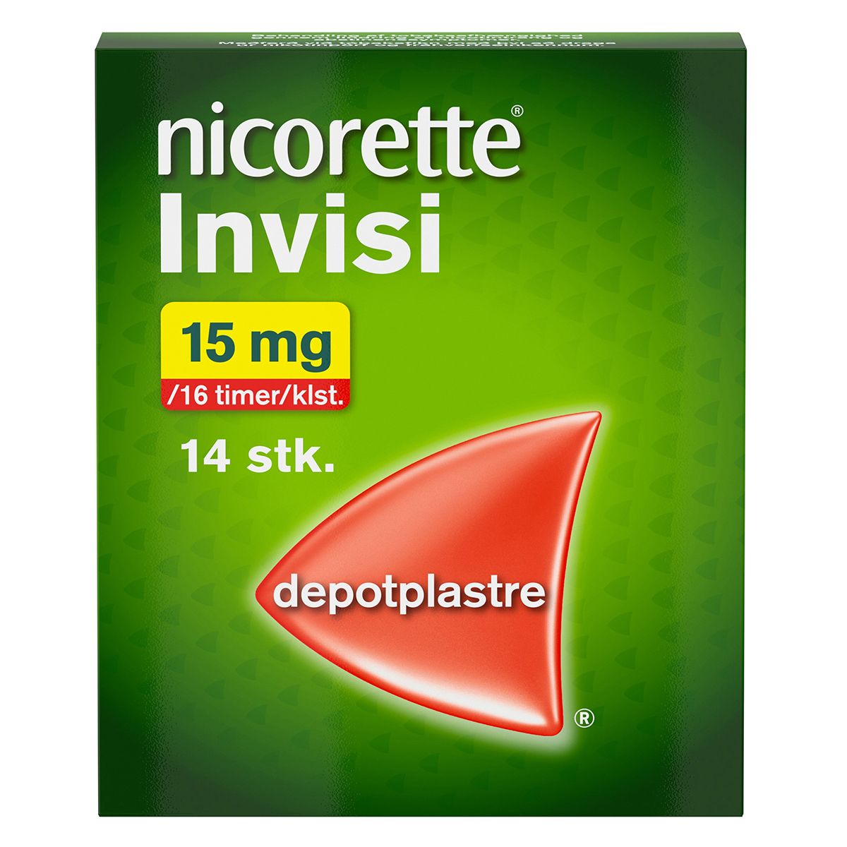 Køb Nicorette Nikotin Invisi Plaster - 15 mg/16t hos Med24.dk