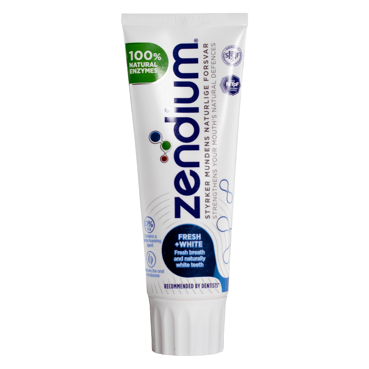 Zendium Fresh + White - 75 ml - Køb hos Med24.dk