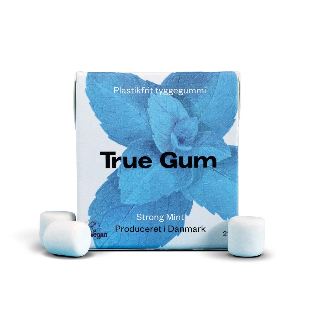 Køb True Gum Strong Mint - 21 g billigt hos Med24.dk