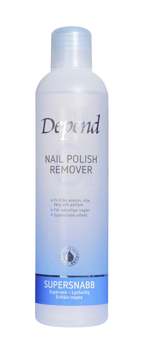 Køb Depend Remover Blå - 250 ml. billigt hos Med24.dk