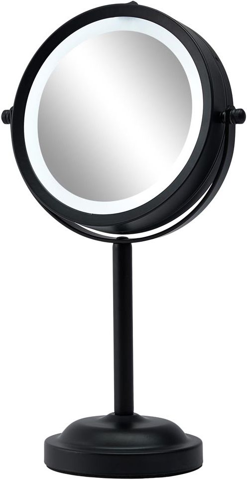 Køb JJDK Bordspejl LED x1/x3 Black - H: 31 cm. hos Med24.dk