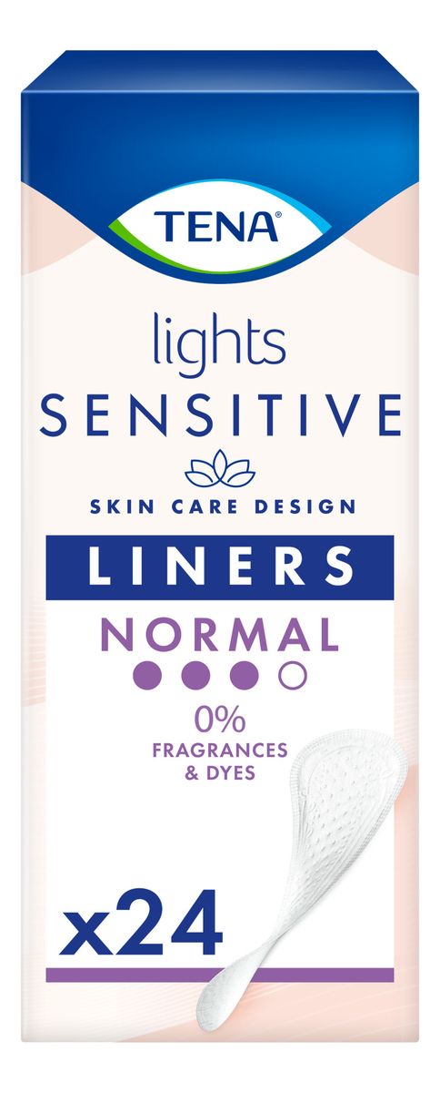 Køb TENA Lights Sensitive Normal Trusseindlæg 24 stk. | Med24.dk