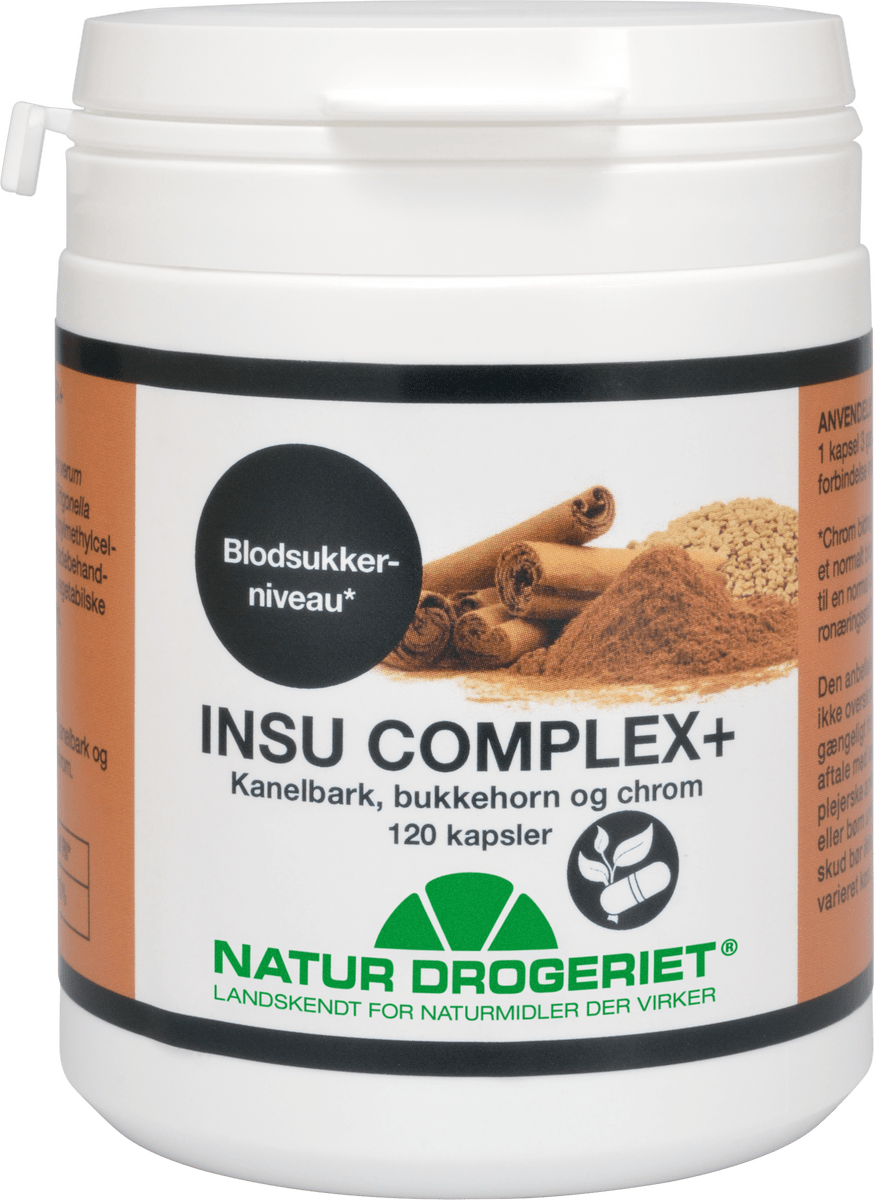 Køb Natur-Drogeriets Insu Complex+ 120 kapsler hos Med24.dk