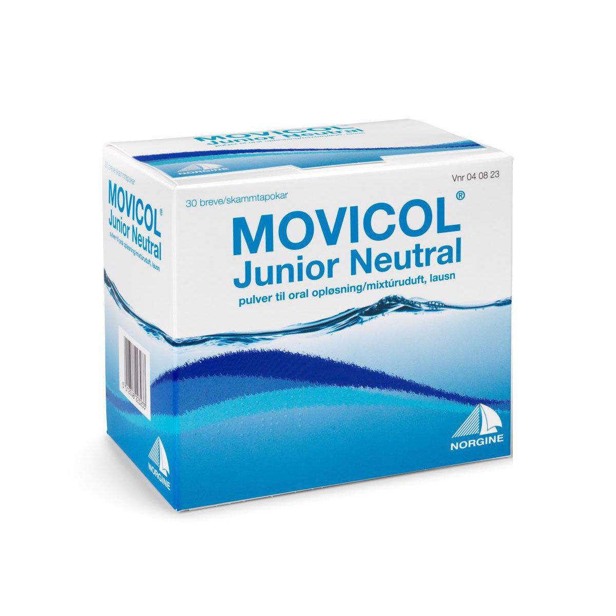 Køb Movicol Junior Neutral - 30 breve hos Med24.dk