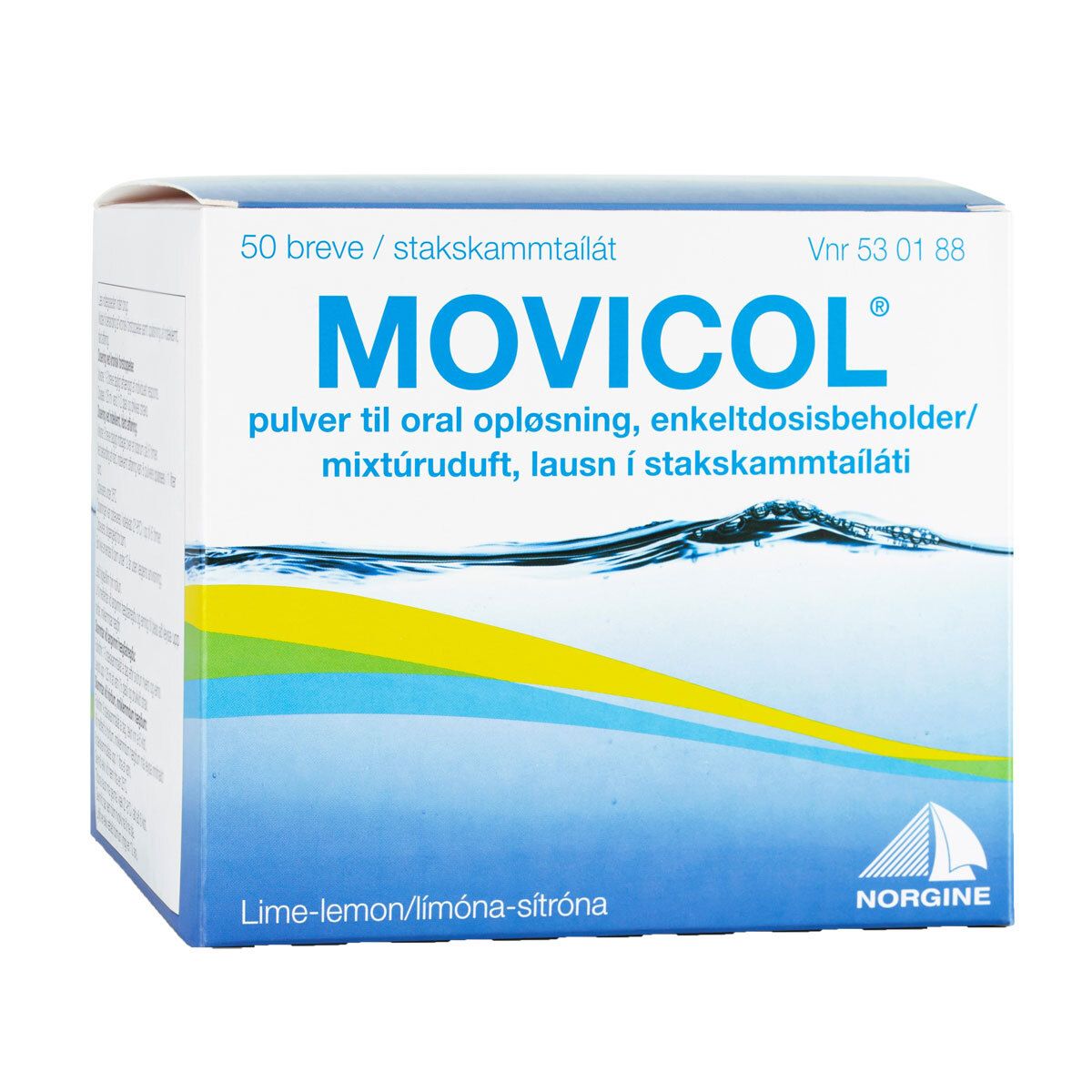 Movicol pulver - 50 breve - Med24.dk