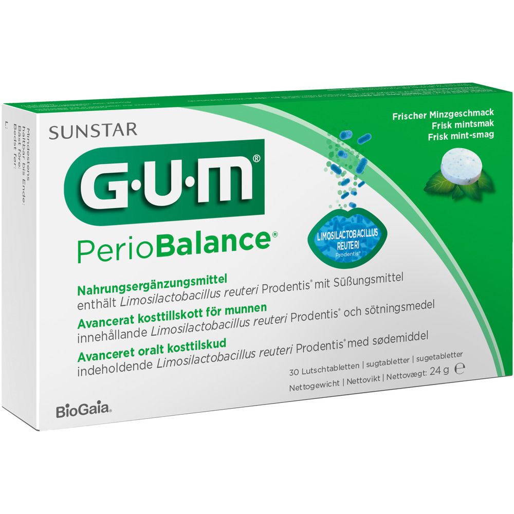 Gum Perio Balance - 30 tabl. - Med24.dk