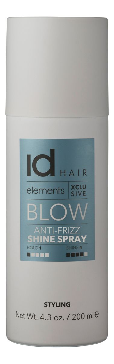 IdHAIR Elements Xclusive Anti-Frizz Shine Spray - 200 ml.