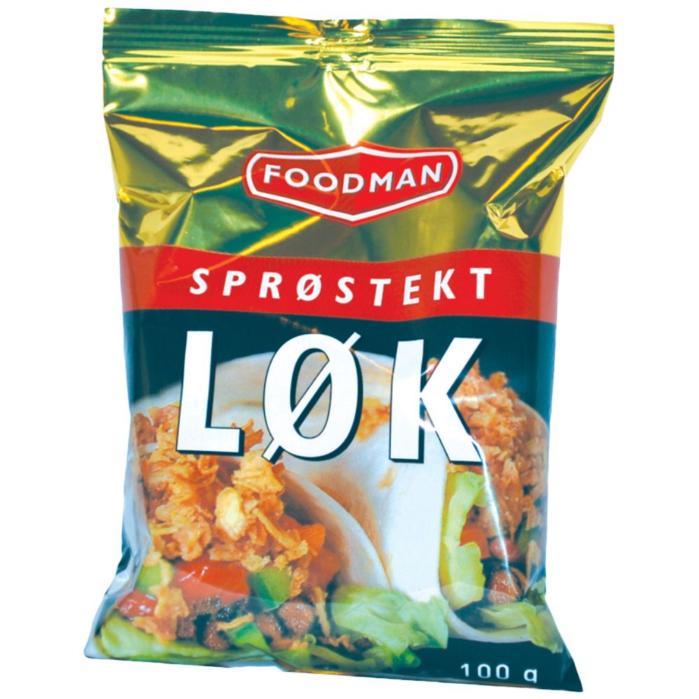 Køb Foodman Ristede løg - 100 g billigt hos Med24.dk.