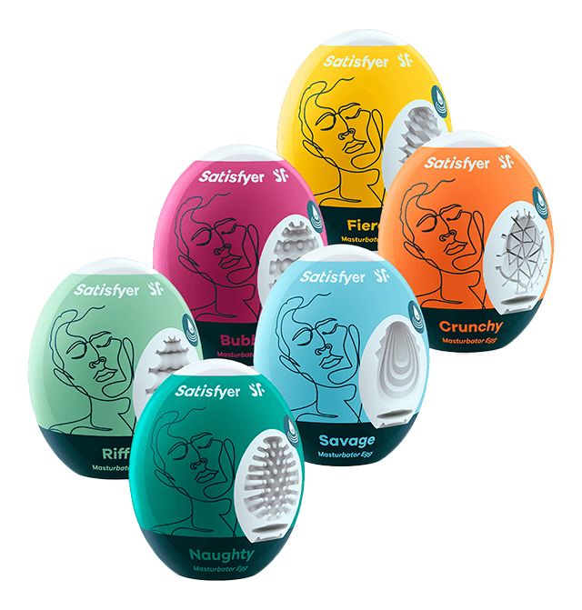 Køb Satisfyer Masturbator Onani Æg - 6 stk. billigt hos Med24.dk