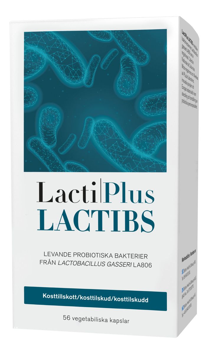 Køb LactiPlus LACTIBS - 56 kaps. - billigt hos Med24.dk
