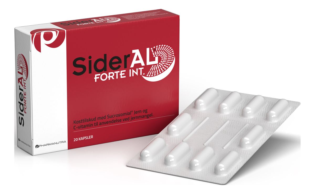 Køb Sideral Forte Int. - 20 kaps. billigt hos Med24.dk