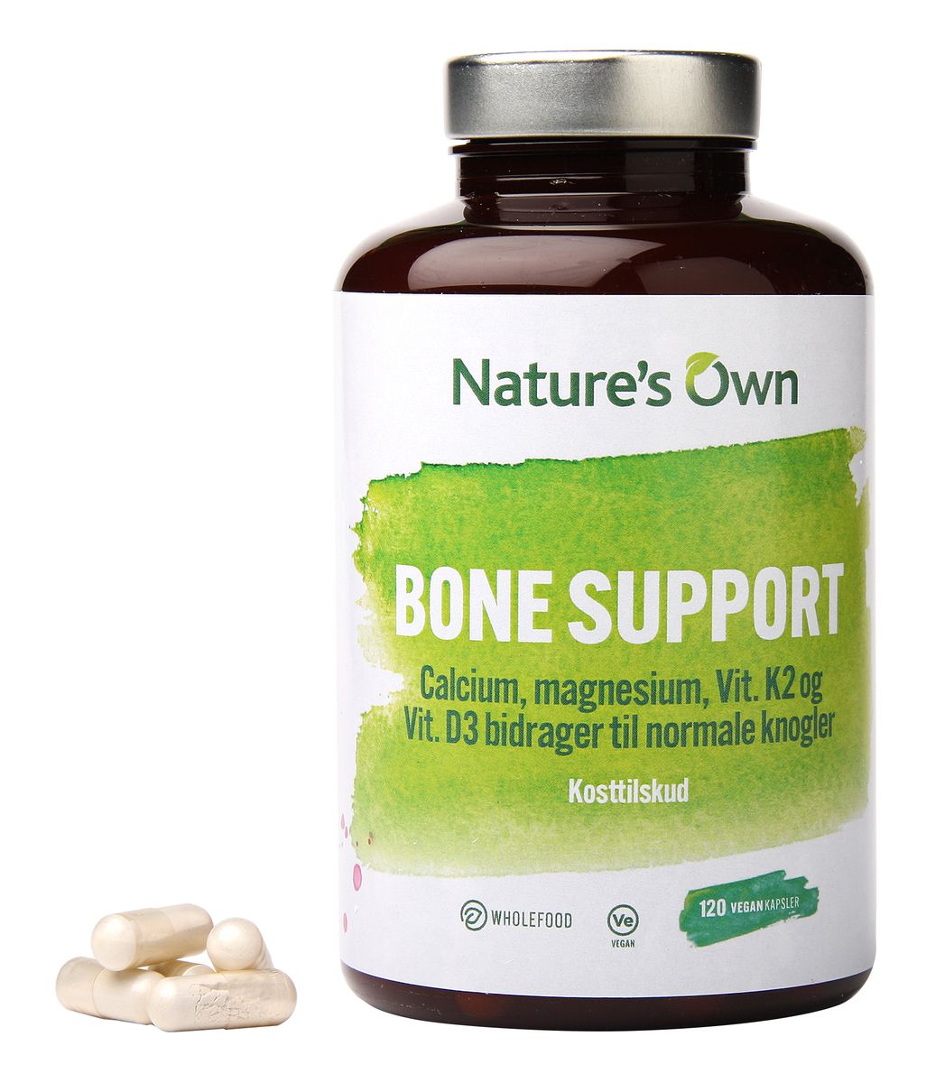 Køb Nature's Own Bone Support - 120 kaps. billigt hos Med24.dk