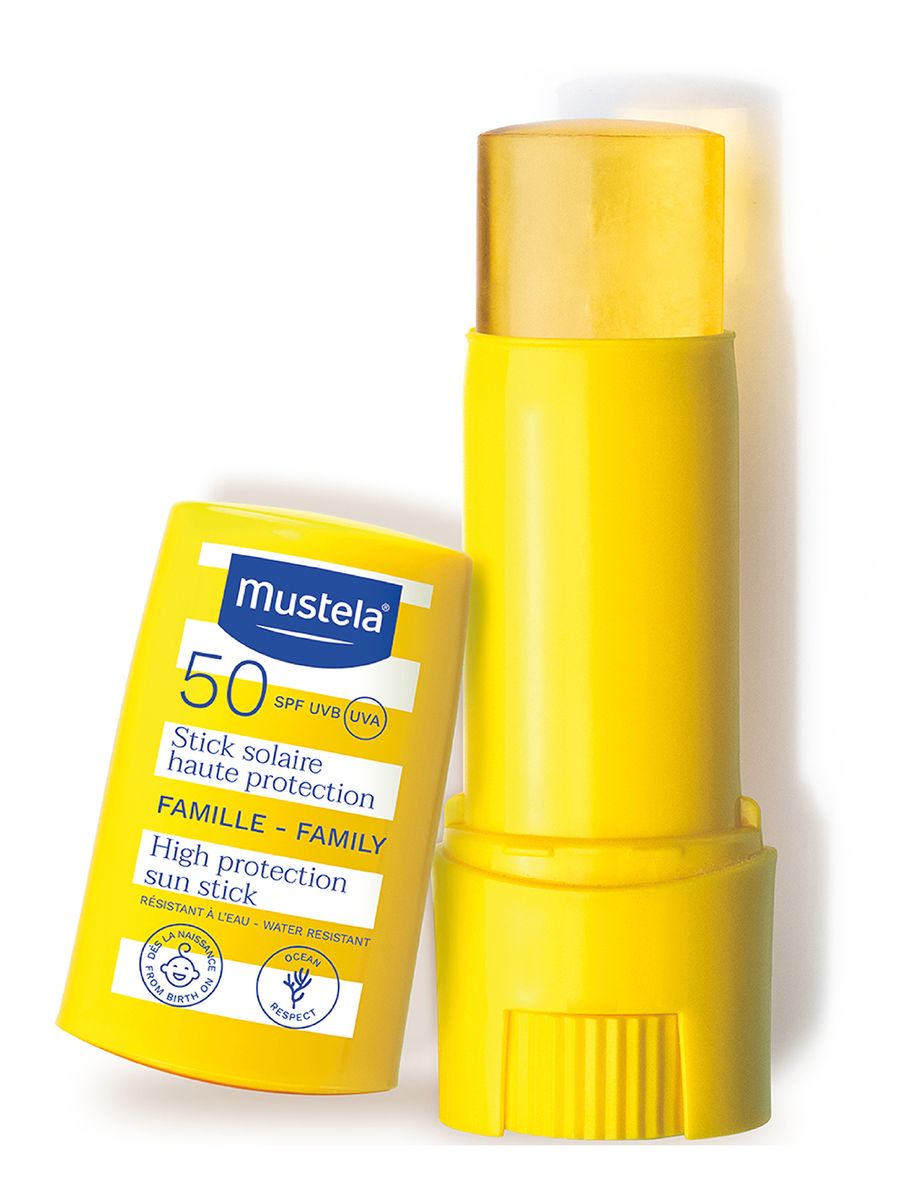 Køb Mustela High Protection Sun Stick - 90 ml. hos Med24.dk