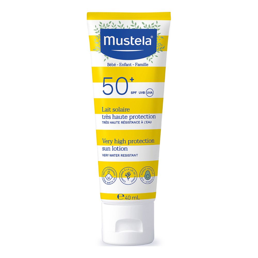 Mustela Very High Protection Sun Lotion Spf50+ - 40 ml. I Med24.dk