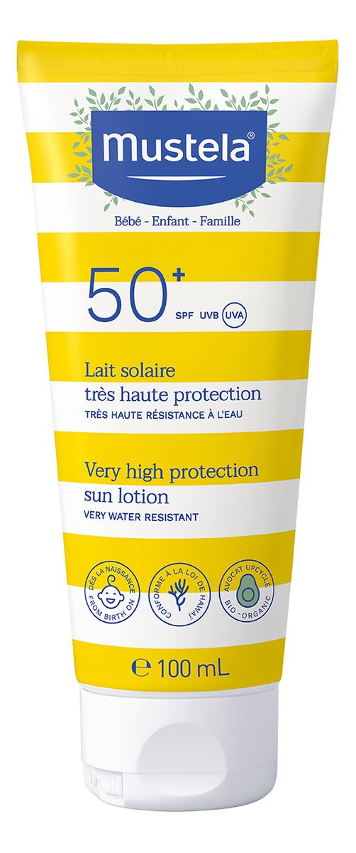 Mustela Very High Protection Sun Lotion Spf50+ - 100 ml. I Med24.dk